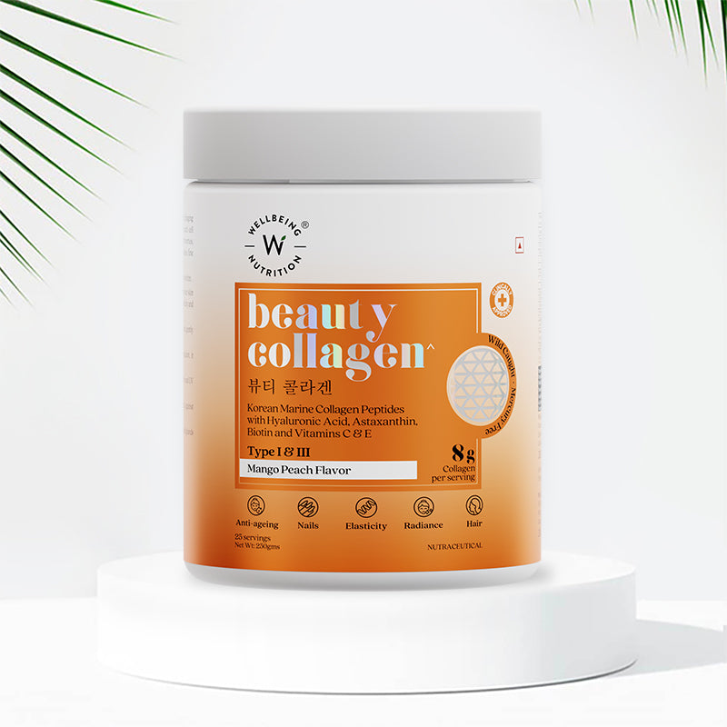 Beauty Korean Marine Collagen Peptides For Radiant Skin, Luscious Hair ...