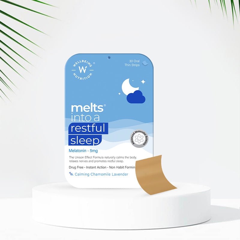 melts® Restful Sleep - Natural Melatonin Supplement for Sleep ...