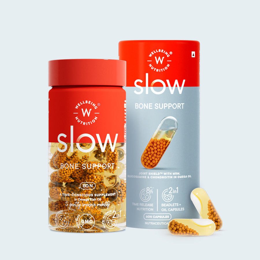 Slow Bone Support Capsules to improve bone and joint strength ...
