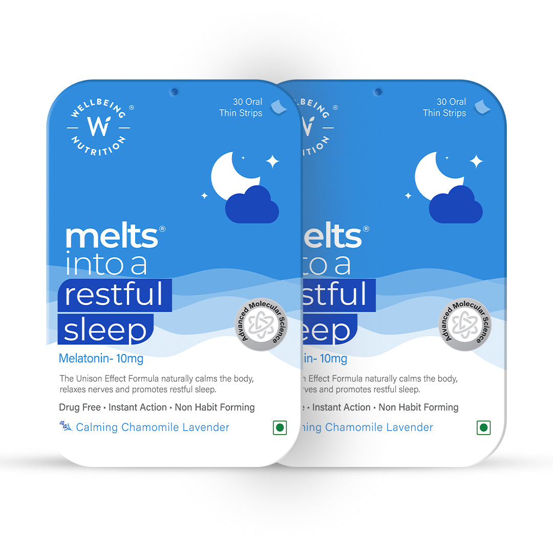 Melatonin 10mg – melts® Restful Sleep with L-Theanine