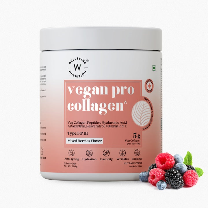Vegan Pro Collagen Mixed Berries Flavour – Wellbeing Nutrition