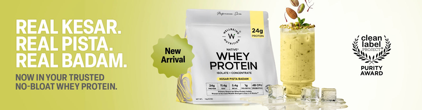 Buy Best Whey Protein Powder in India - Wellbeing Nutrition