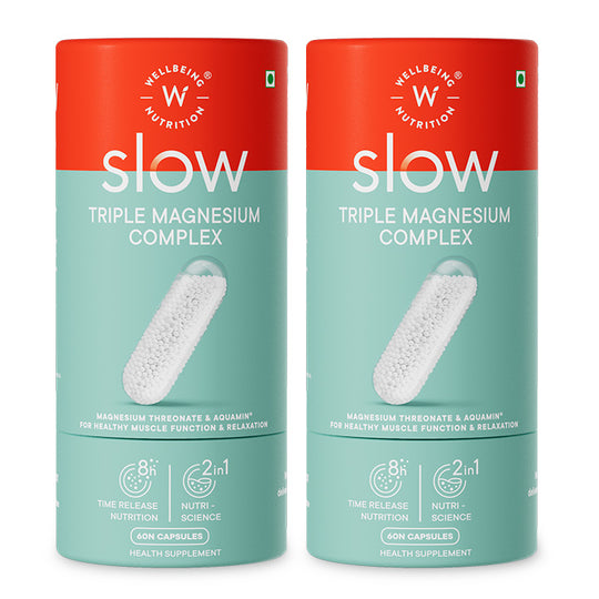 Slow Triple Magnesium Complex Capsules | Wellbeing Nutrition